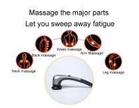 China ABS Silicone Handheld Infrared Massage Hammer for Deep Tissue Massage of Shoulder Leg Foot Muscles Infinitely variable speed for sale
