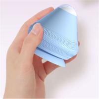 China Temperature Adjustable Fascia Massage Ball Electric Adsorption Silicone Massage Tool for Body Hot Compress Massager for sale