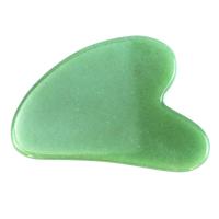 China 75*50mm Rose Quartz Jade Bian stone Sculpty Heart Gua Sha Face Sculpting Tool for Neck Back Shoulder Massage Anti-Aging for sale