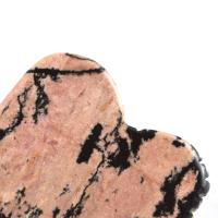 China Body Massage Equipment Natural Rhodonite Stone Gua Sha Scraping Board for Facial Beauty and Deep Tissue Massage for sale