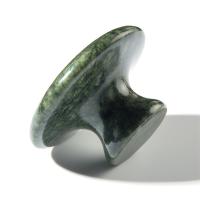 China Availabled Dark Green Xiuyan Jade Mushroom Gua Sha Tool for Body Healing and Energy Therapy for sale
