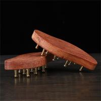 China Body Massager for Full-body Massage Rosewood Handle Copper Meridian Massage Gua Sha Massager for sale