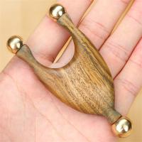China Advantageous Sandalwood Copper Facial Gua Sha Massager for Acupoint Stimulation and Facial Lifting Tool for sale