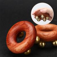 China Gua Sha Function Manual Copper Abdominal Massager Beech Body Meridian Massage Brush for Waist Skin Tightening and Shaping for sale