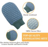 China Deep Cleaning Custom Logo Exfoliating Gloves for Dead Leather Gloves and Body Scrubbing for sale
