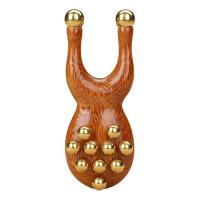 China Manual Meridian Dredging Copper Facial Gua Sha Massage Tool for Facial Beauty Lifting and Eye Skin Tightening for sale