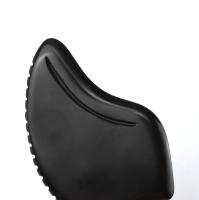 China Avaiable Heart Shape Gua Sha Massage Tool made of Natural Black Bian Stone for Spa Relaxing Meditation for sale