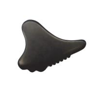 China Gua Sha Tool Facial Massager Bian Stone Eco-friendly Face 105*77mm 114*74mm 2 Pcs AKBS-030 for Facial Lymphatic Drainage for sale