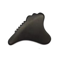 China Gua Sha Tool Facial Massager Bian Stone Eco-friendly Face 105*77mm 114*74mm 2 Pcs AKBS-030 for Facial Lymphatic Drainage for sale