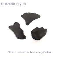 China Gua Sha Tool Facial Massager Bian Stone Eco-friendly Face 105*77mm 114*74mm 2 Pcs AKBS-030 for Facial Lymphatic Drainage for sale