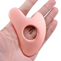 China Stainless Steel Heart-shaped Hollow Gua Sha Board Metal Facial Beauty Tool for Full-body Massage Area and OEM/ODM for sale