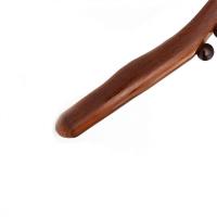 China 400g/pc Carbonized Beech Wood Body Meridian Dredging Massage Stick Wooden Gua Sha Scraping Massage Tool for sale