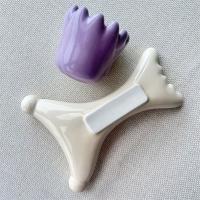 China OEM/ODM X Shaped Ceramic Gua Sha Scraping Massager Beauty Salon Essential for Facial Relaxation for sale