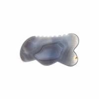 China Handmade Natural Agate Gua Sha Scraping Massage Tool for Traditional Acupuncture Healing for sale