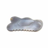 China Handmade Natural Agate Gua Sha Scraping Massage Tool for Traditional Acupuncture Healing for sale