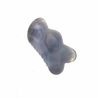China Handmade Natural Agate Gua Sha Scraping Massage Tool for Traditional Acupuncture Healing for sale