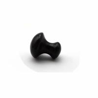 China Natural Black Obsidian Mushroom Gua Sha Beauty Massage Stone for Face Body Care Essential Accessory Set for sale