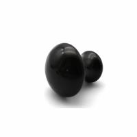 China Natural Black Obsidian Mushroom Gua Sha Beauty Massage Stone for Face Body Care Essential Accessory Set for sale