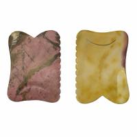 China Chinese Style Mookaite Body Massage Tools For Beauty Guasha Stone Scrapping Face Gua Sha Stone Therapy Massage Tool for sale
