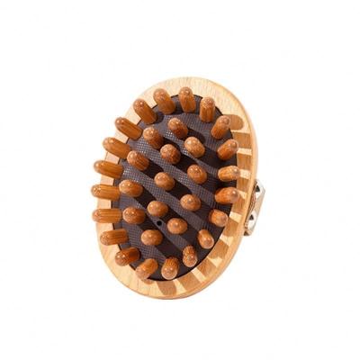 China Massage Area Full-body Wooden Body Meridian Massage Brush Gua Sha Massager Comb With Air Bag for Scalp Massage Comb for sale