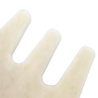 China Head Spa Massager Chinese Natural White Xiuyan Jade Gua Sha Scraping Comb for 2024 Trending Massage Tools for sale