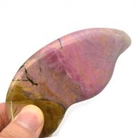 China Body Healthcare Massage Essential Natural Rhodochrosite Gua Sha Scraping Massager for Health Care Function for sale