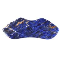 China 2024 Trend Lip Shape Blue Sodalite Stone Gua Sha Scraping Massager for Face Skin Beauty within Body Massage Equipment for sale