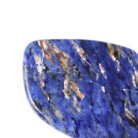 China 2024 Trend Lip Shape Blue Sodalite Stone Gua Sha Scraping Massager for Face Skin Beauty within Body Massage Equipment for sale