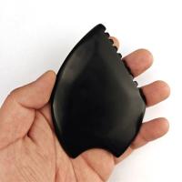 China Facial Acupuncture Tool Gua Sha Bian Stone for Head Point Massager and Facial Massage for sale