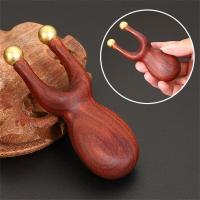 China ISO9001 Certified Brass Eye Massage Tool for Nasal Bridge Sandalwood Facial Gua Sha Massage Comb 95*38mm Size for sale