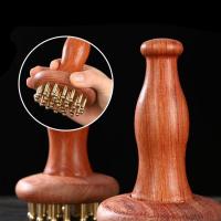 China Gua Sha Function Brass Universal Meridian Massage Comb Body Massage Brush Scalp Relax And Hair Growth Head Massage Tool for sale