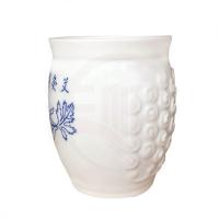 China Body Massage Function Handheld Ceramic Gua Sha Cup for Meridian Dredging and Moxibustion Treatment for sale