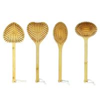 China Household Personal Scratcher Bamboo Body Meridian Massage Hammer Long Handle for Itch Relief and Gua Sha for sale