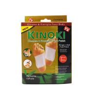 China White/gold Herbal Detox Foot Pads 100% Natural Bamboo Extract for Stress Relief and Cleansing Muscles for sale