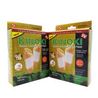 China White/gold Herbal Detox Foot Pads 100% Natural Bamboo Extract for Stress Relief and Cleansing Muscles for sale