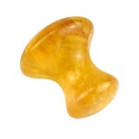 China Yellow Citrine Mushroom Gua Sha Face Massage Tool Mushroom Shape at Affordable for sale