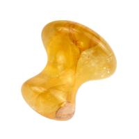 China Yellow Citrine Mushroom Gua Sha Face Massage Tool Mushroom Shape at Affordable for sale