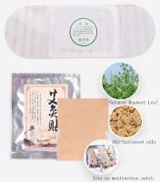 China Self-Heating Herbal Wormwood Belly Button Tummy Sticker for Navel Care and Hot Compress Massage Function for sale