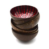 China 12-15cm Gemstone Handmade Coconut Bowl Eco Home Decor Vegan Salad Smoothie Snack Vegetarian Wooden Natural Coconut Shell for sale