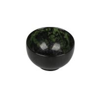China Engraving Type 100% Chinese Natural Jade Bowl Dark Green Jade Hand-Carved Bowl Cup for Home Decoration Enhancement for sale