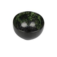 China Engraving Type 100% Chinese Natural Jade Bowl Dark Green Jade Hand-Carved Bowl Cup for Home Decoration Enhancement for sale