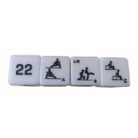 China 25mm Jade Six Sides Fitness Dice for Exercise Training Sports Entertainment Games Enhance Your Training for sale