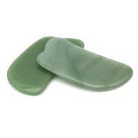 China 2024 Massage Guasha Scarping Green Aventurine Gua Sha Board for Lymphatic Drainage for sale