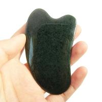 China Facial Massager Natural Nephrite Jade Stone Gua Sha Board for Face and Body Skincare SPA Acupuncture Therapy Treatment for sale