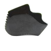 China Polished Technical Nephrite Jade Guasha Tools Gua Sha Board for Improving Blood Circulation Shape for sale
