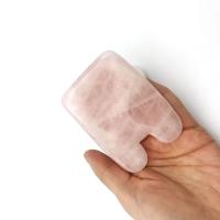 China Fish Shape Rose Quartz Crystal Powder Guasha Face Gua Sha Tools for Natural Jade Health Care Cervical Massage Pain Relief for sale