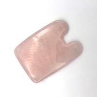 China Fish Shape Rose Quartz Crystal Powder Guasha Face Gua Sha Tools for Natural Jade Health Care Cervical Massage Pain Relief for sale