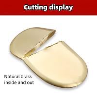 China Customized Logo Availabled Brass Metal Gua Sha Scraping Board for Facial Spa Massager Meridian Massage Skincare Tool Home for sale