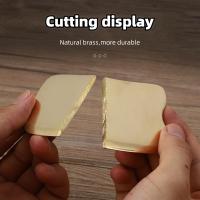 China Properties Massage Equipment Natural Brass Metal Gua Sha Board for Muscle Massage and Facial Spa Massager Tool for sale