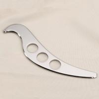 China Silver Gua Sha Scalp Massage Board made of 304 Stainless Steel for Muscle Fascial Relaxation and Sport Fitness for sale
